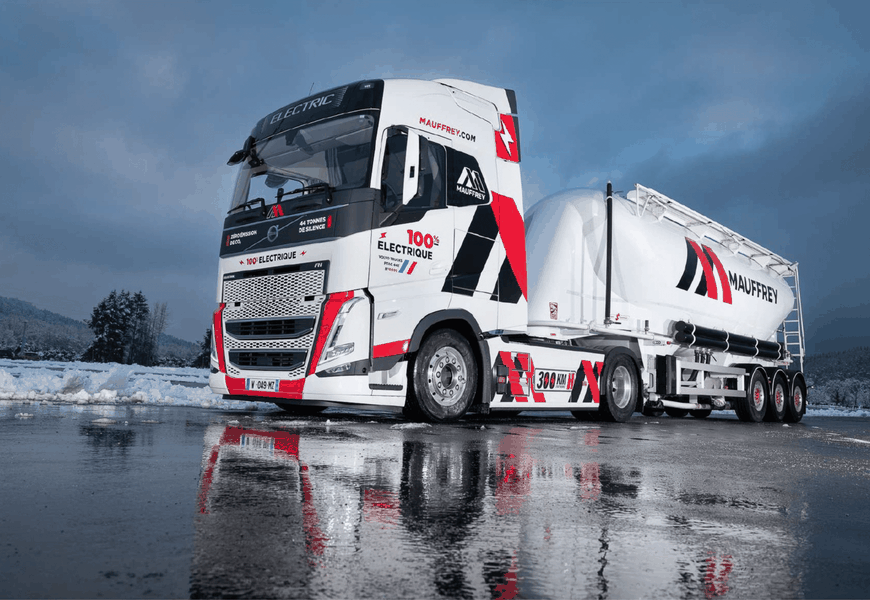 Le premier Volvo FH électrique de France est acquis par Mauffrey ...