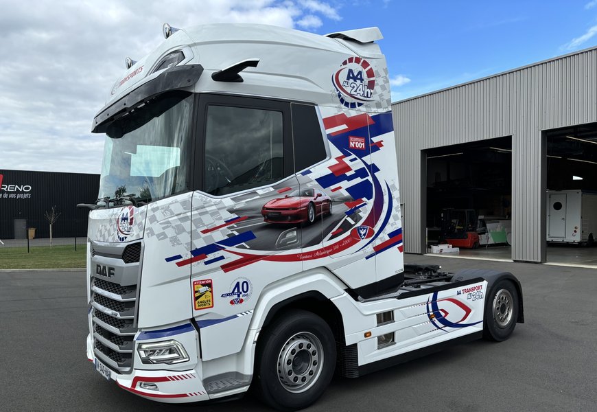 24H Camions : deux Daf XG+ 530 en hommage à Venturi ! - FranceRoutes