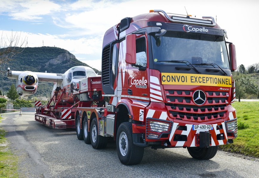 Convoi exceptionnel : un avion mythique sur la route - FranceRoutes