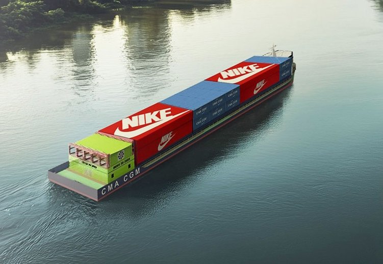CMA CGM électrise le transport fluvial pour Nike - Supply Chain Magazine